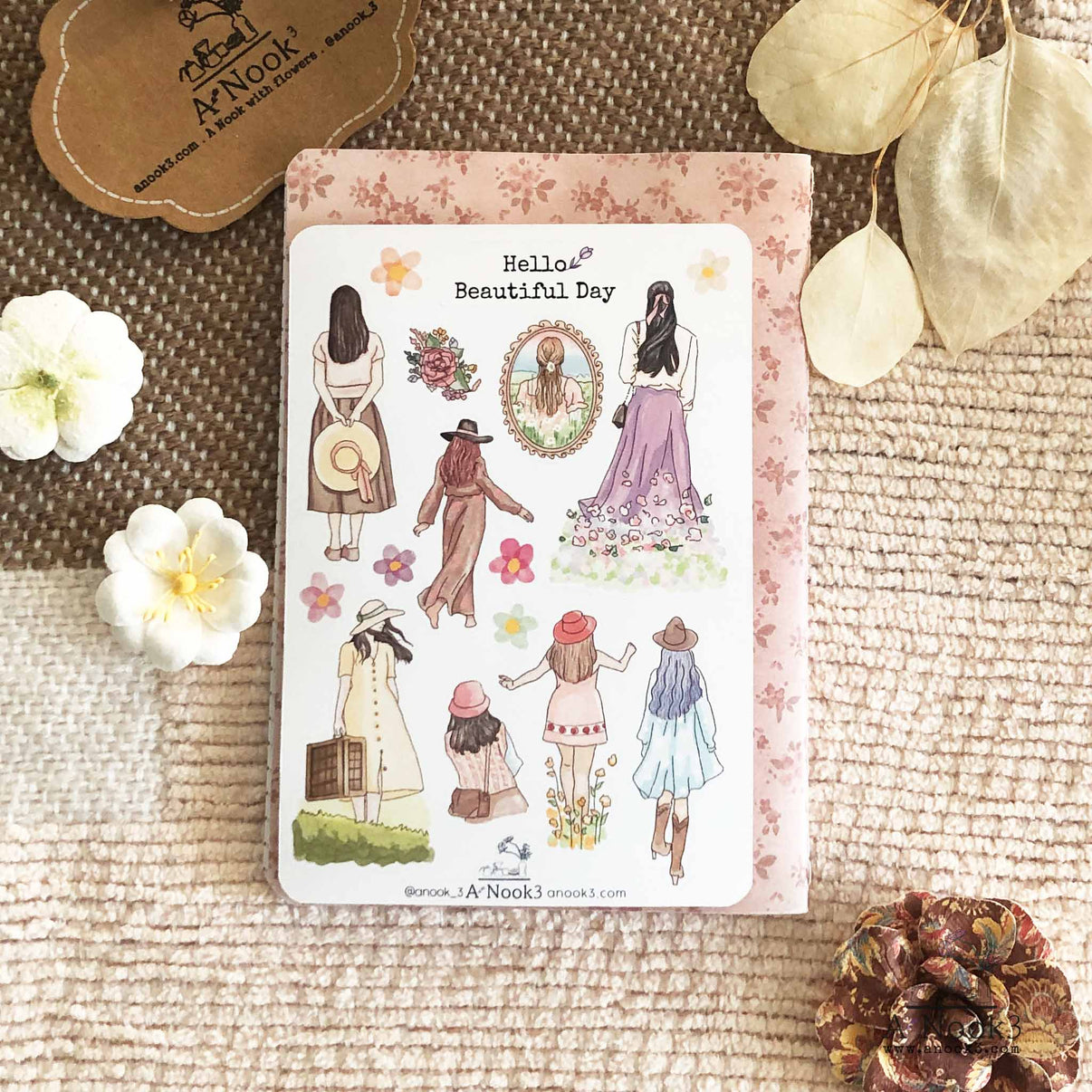 Hello Beautiful Day Stickers for Bullet Journal – ANook3