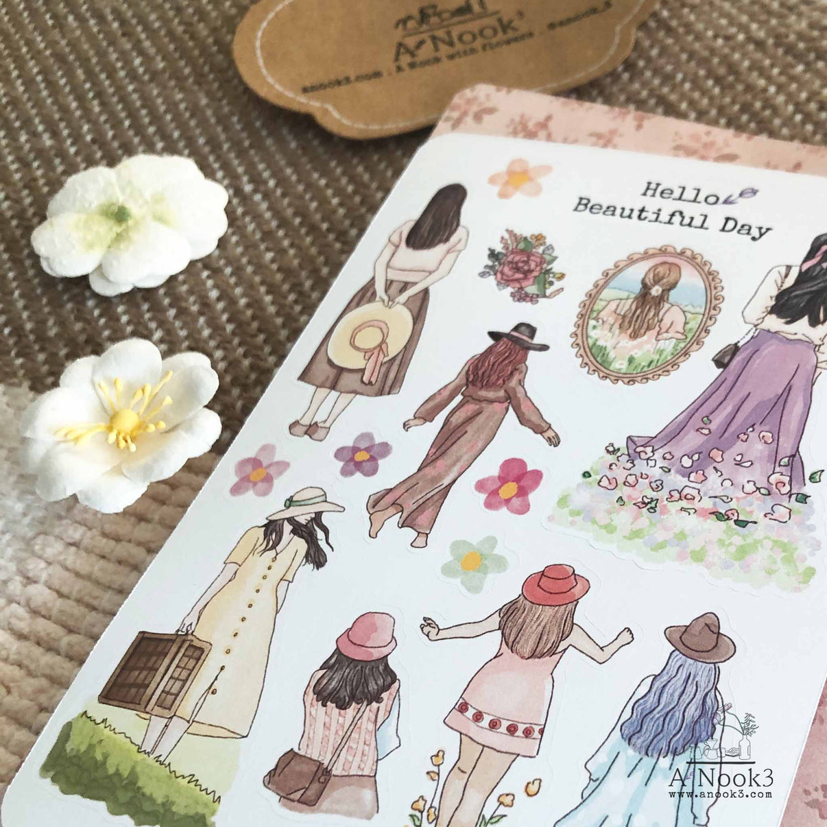 Hello Beautiful Day Stickers for Bullet Journal – ANook3